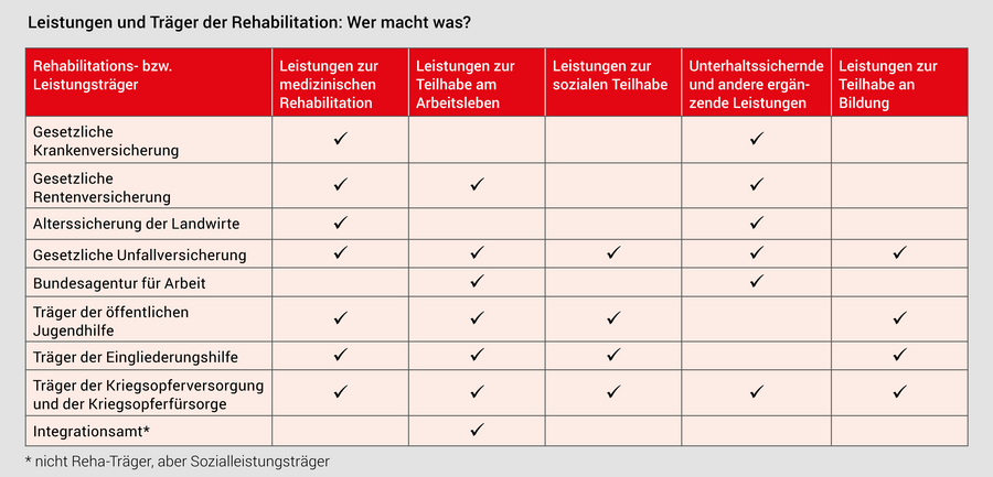 Rehabilitation und Teilhabe im Überblick